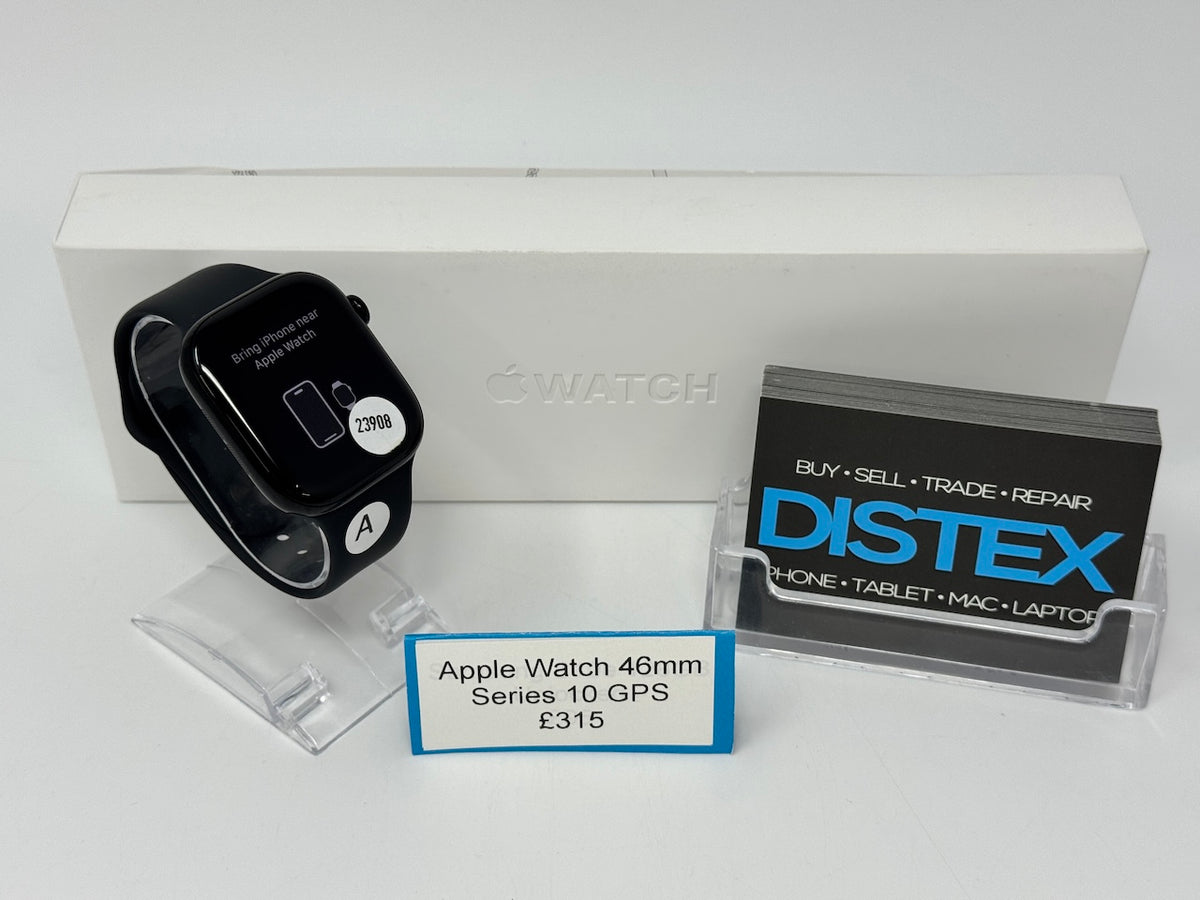 Apple Watch Series 10 46mm GPS Jet Black (A) M23908 – Distex Ltd
