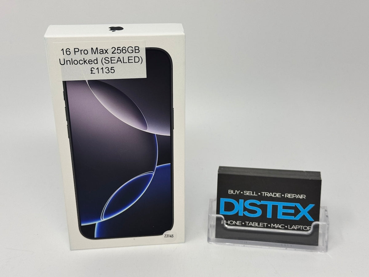 Apple iPhone 16 Pro Max 256GB Unlocked Black Titanium (SEALED) M23145 ...