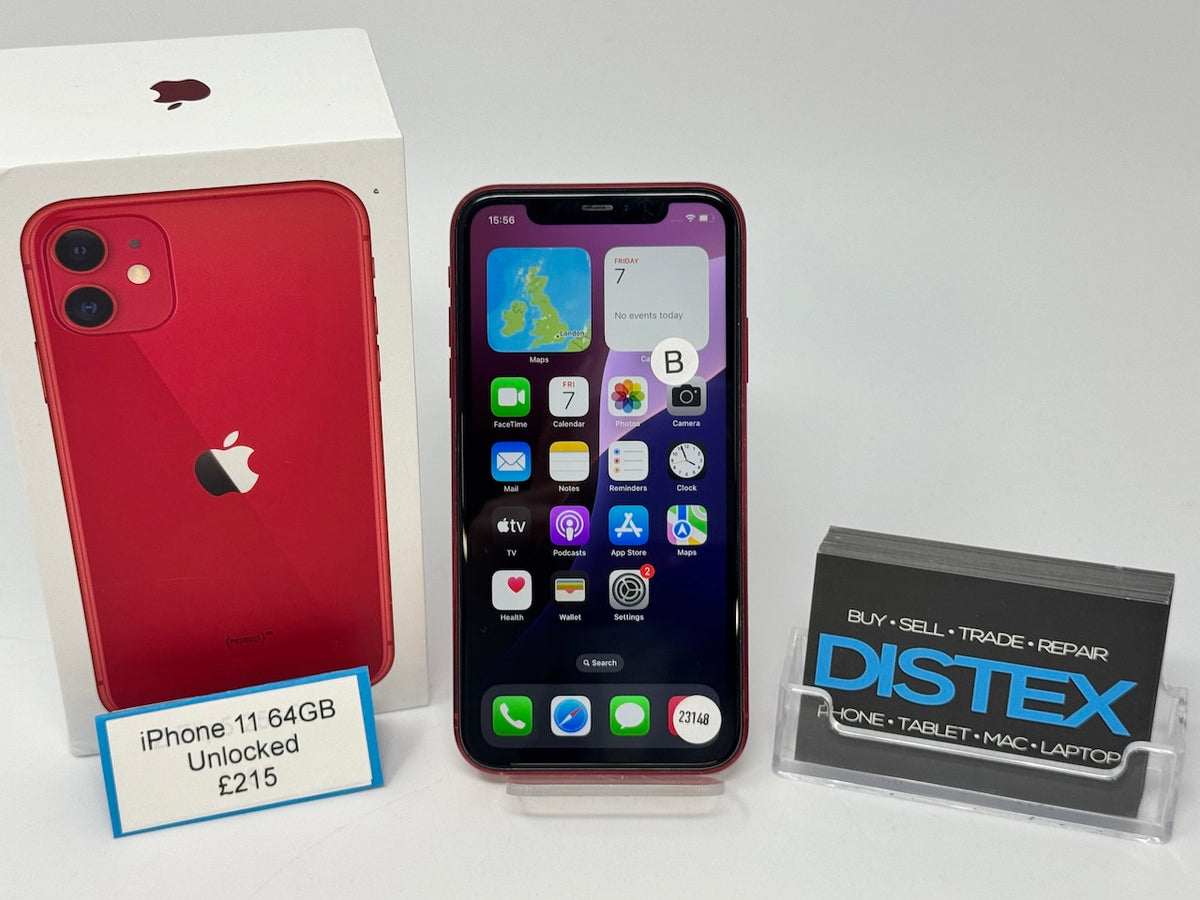 Apple iPhone 11 64GB Unlocked Red (B) M23148 – Distex Ltd