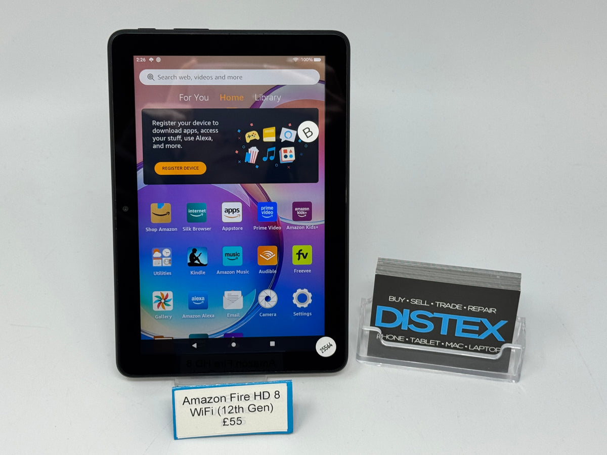 Amazon Fire HD 8 (12th Gen) WiFi Black (B) M25564 – Distex Ltd